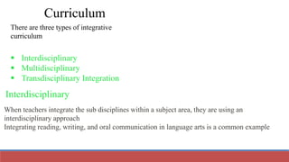 Integrative learning and appraisal | PPT