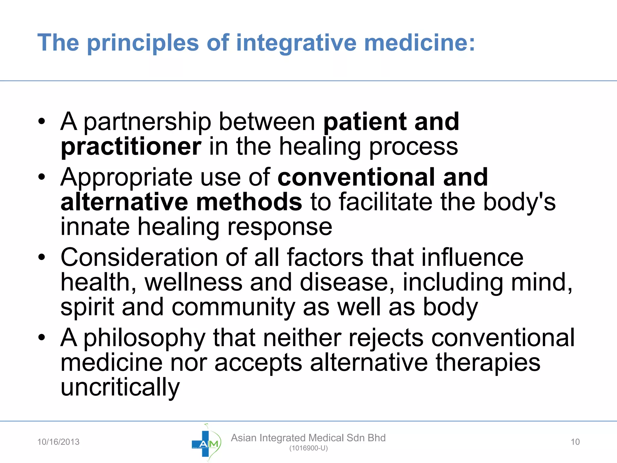 Integrative medicine | PDF