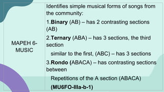Integrative Performance Task No. 1, Quarter 3-ENGLISH and MAPEH (Music ...