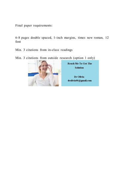 Integrative Project GuideThe integrative project gives you an op | PDF