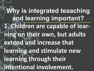 INTEGRATED TEACHING AND LEARNING APPROACHES | PPT