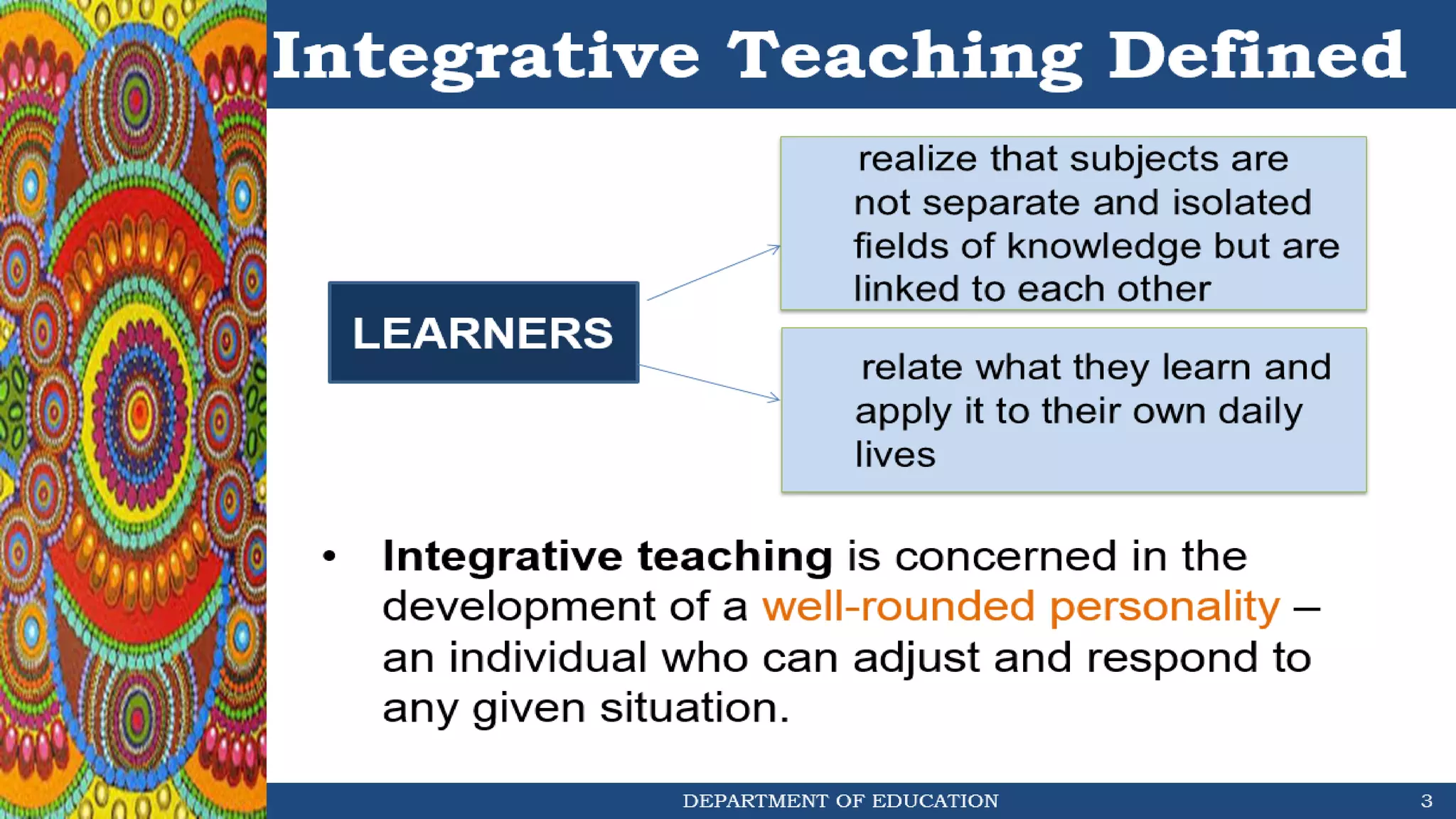 Integrative teaching | PPTX