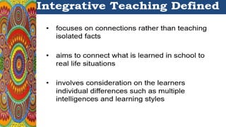 Integrative teaching | PPTX