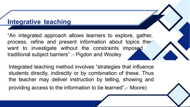 INTEGRATIVE TEACHING.powerpoint-presentation | PPT