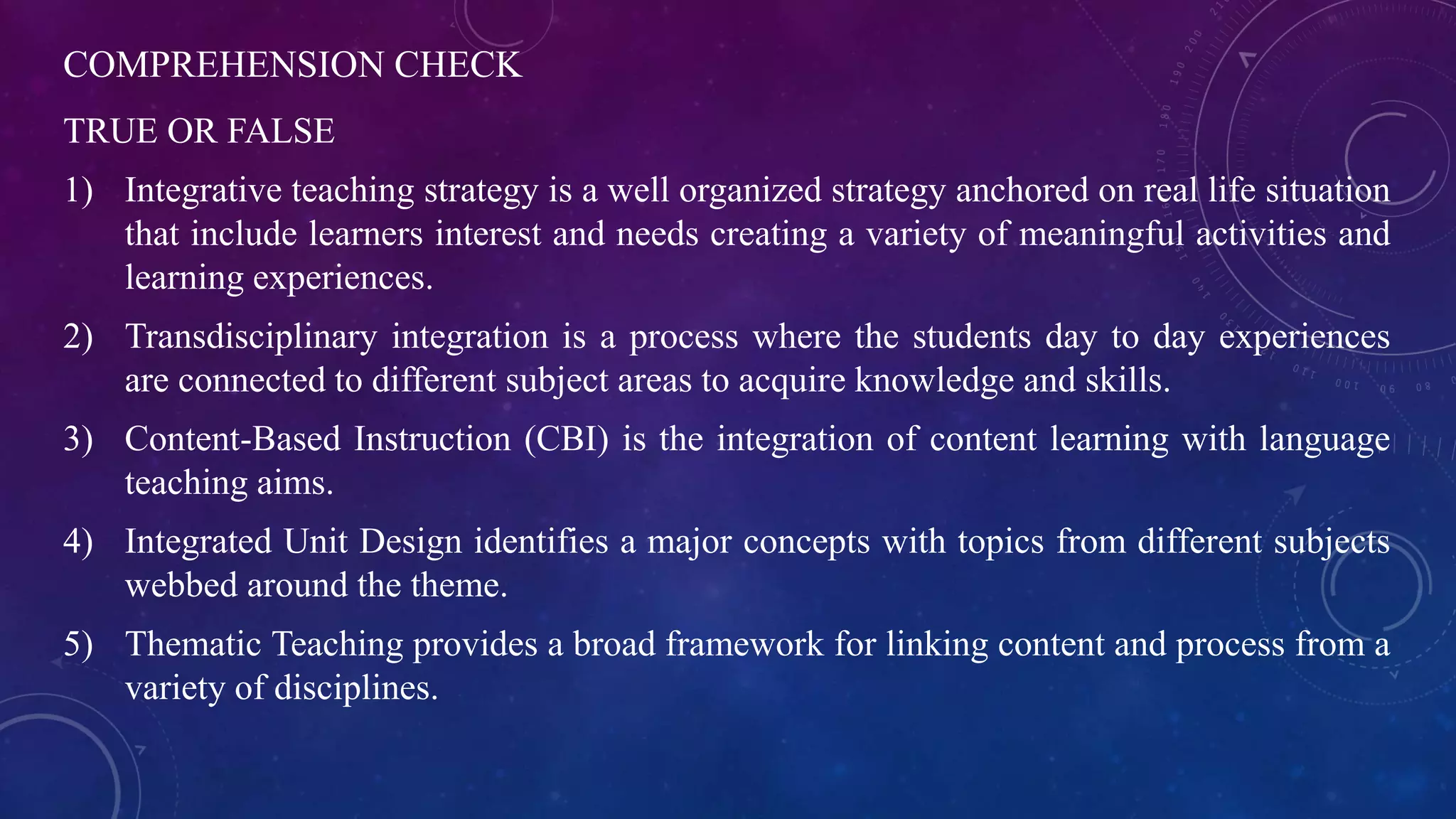 Integrative teaching Strategies | PPTX