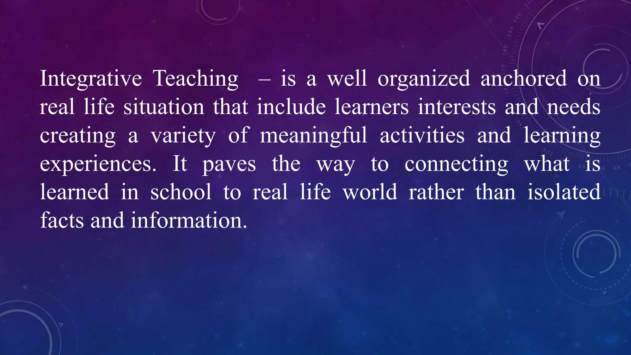 Integrative teaching Strategies | PPTX