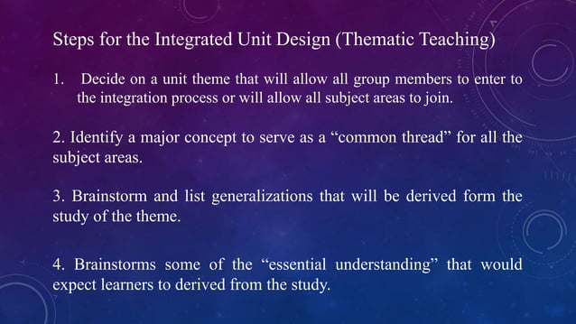 Integrative teaching Strategies | PPTX