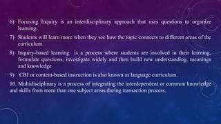 Integrative teaching Strategies | PPTX