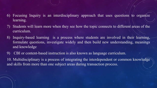 Integrative teaching Strategies | PPTX