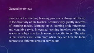 Integrative teaching Strategies | PPTX