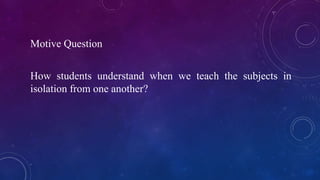 Integrative teaching Strategies | PPTX