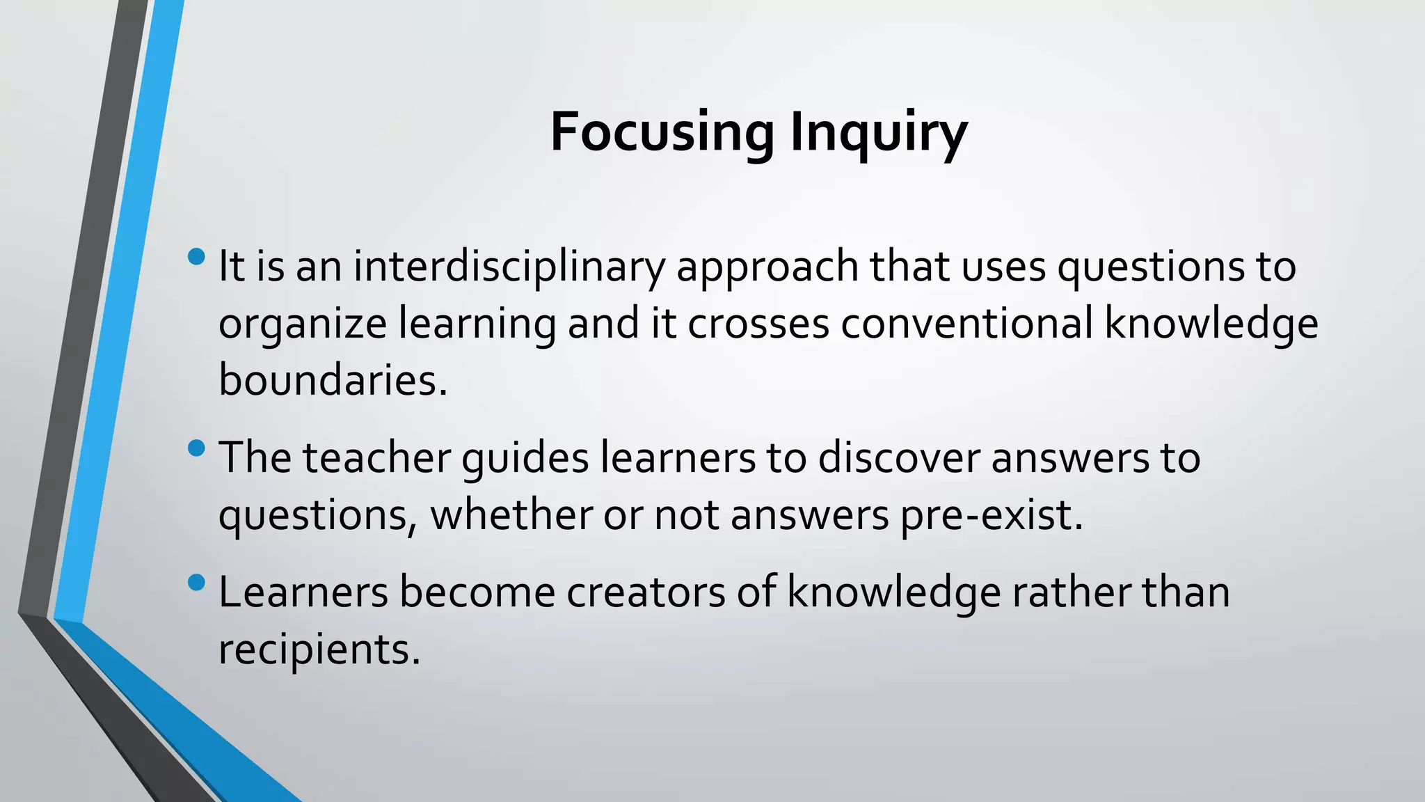 INTEGRATED TEACHING AND LEARNING APPROACHES | PDF