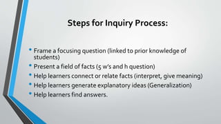 INTEGRATED TEACHING AND LEARNING APPROACHES | PDF