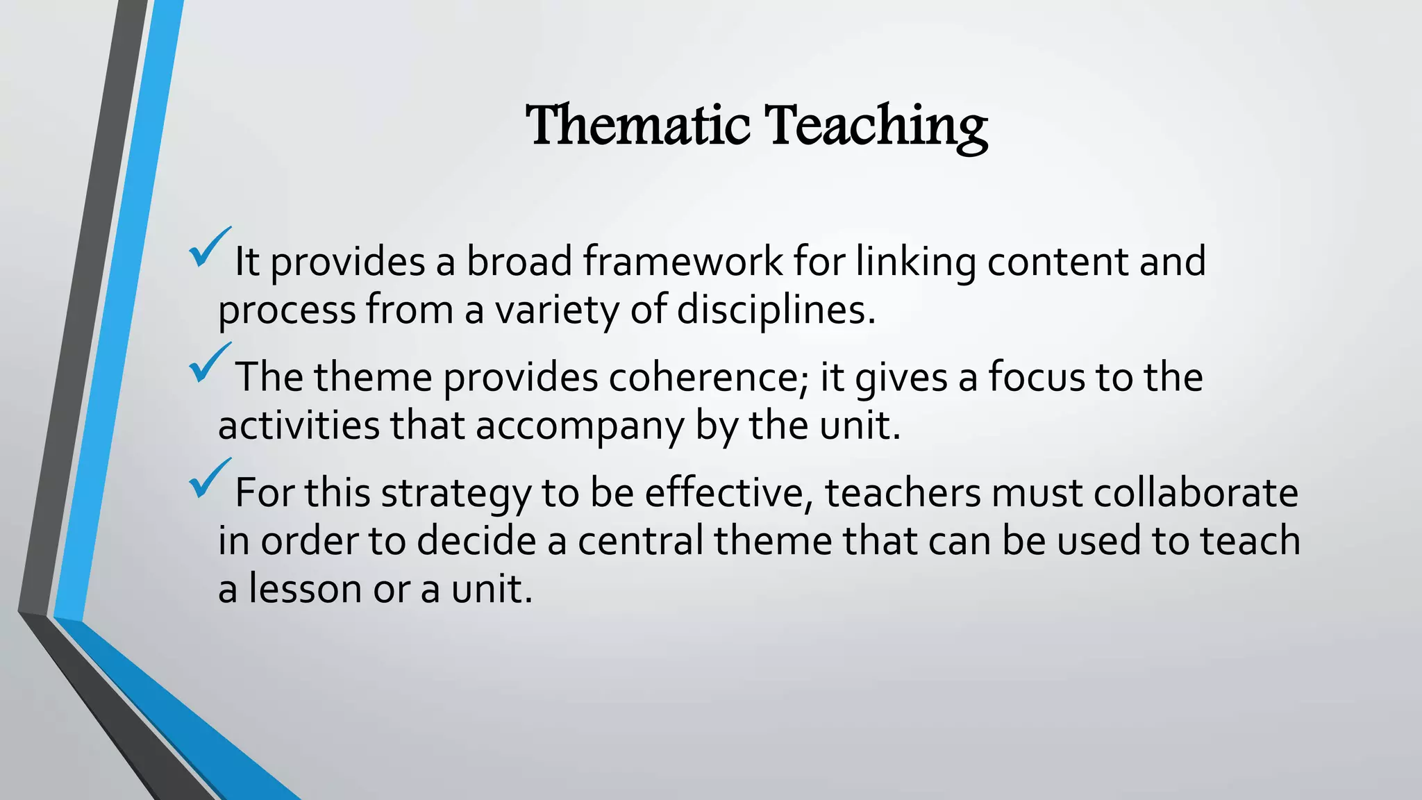 Integrative teaching strategy | PPTX