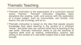 Integrative teaching techniques rex | PPTX