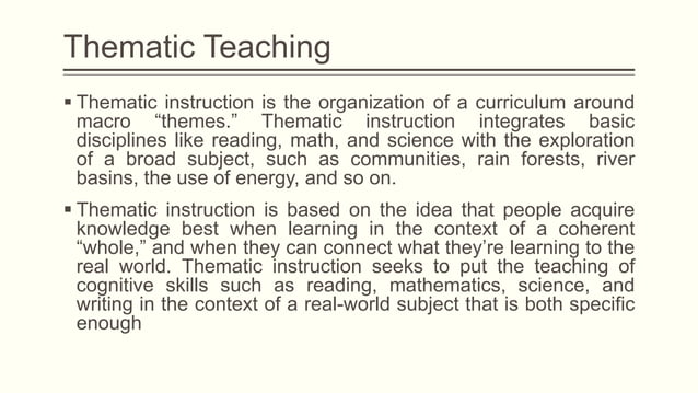 Integrative teaching techniques rex | PPT