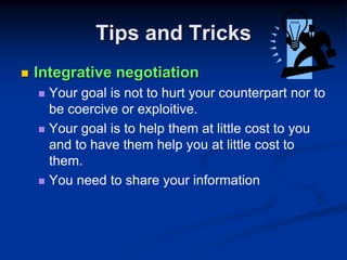 Integrative versus distributive negotiation | PDF