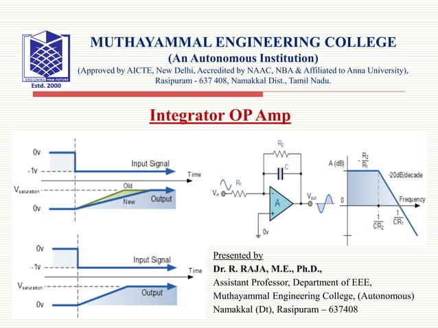 Integrator OP Amp | PDF | Consumer Electronics | Technology & Computing