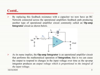 Integrator OP Amp | PDF