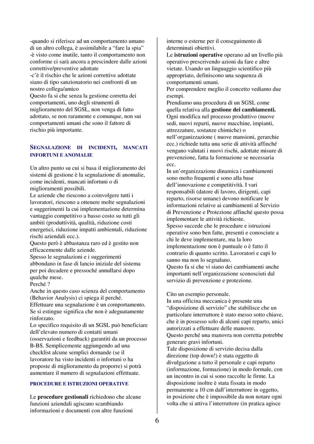 L’integrazione necessaria tra SGSL e B-BS | PDF