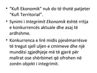 Integrimi ekonomik | PPT