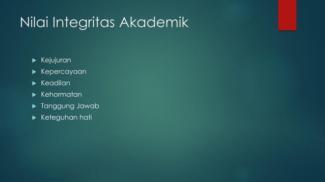 integritas akademik dlm publikasi ilmiah | PPT