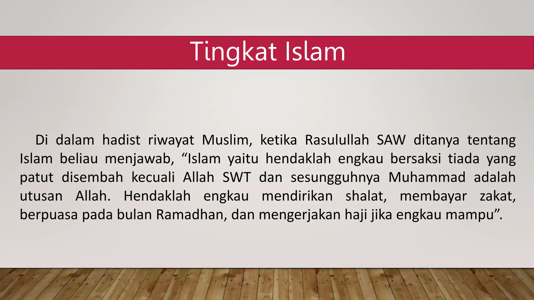 Integritas Iman, Islam dan Ihsan.pptx