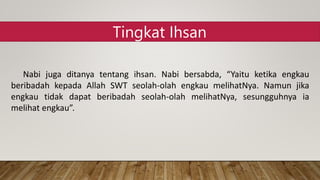 Integritas Iman, Islam dan Ihsan.pptx