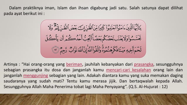 Integritas Iman, Islam dan Ihsan.pptx