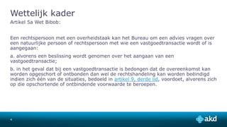 Externe integriteit: Wet Bibob | PPT