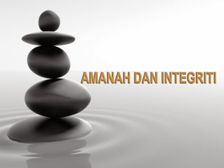 ISU INTEGRITI | PPT
