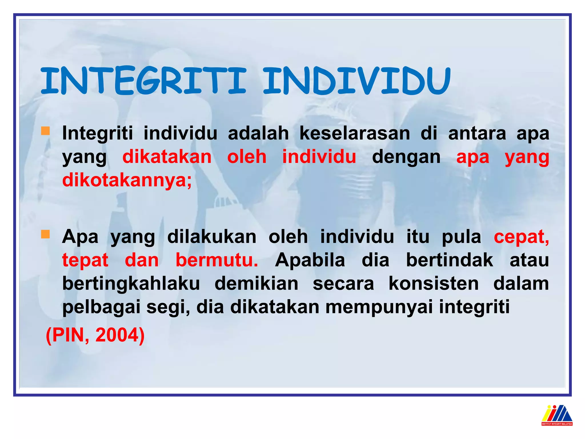 Integrity | PPT | Islam | Religion & Spirituality