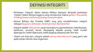 integriti dalam pentaksiran..upsi...presentation | PPTX