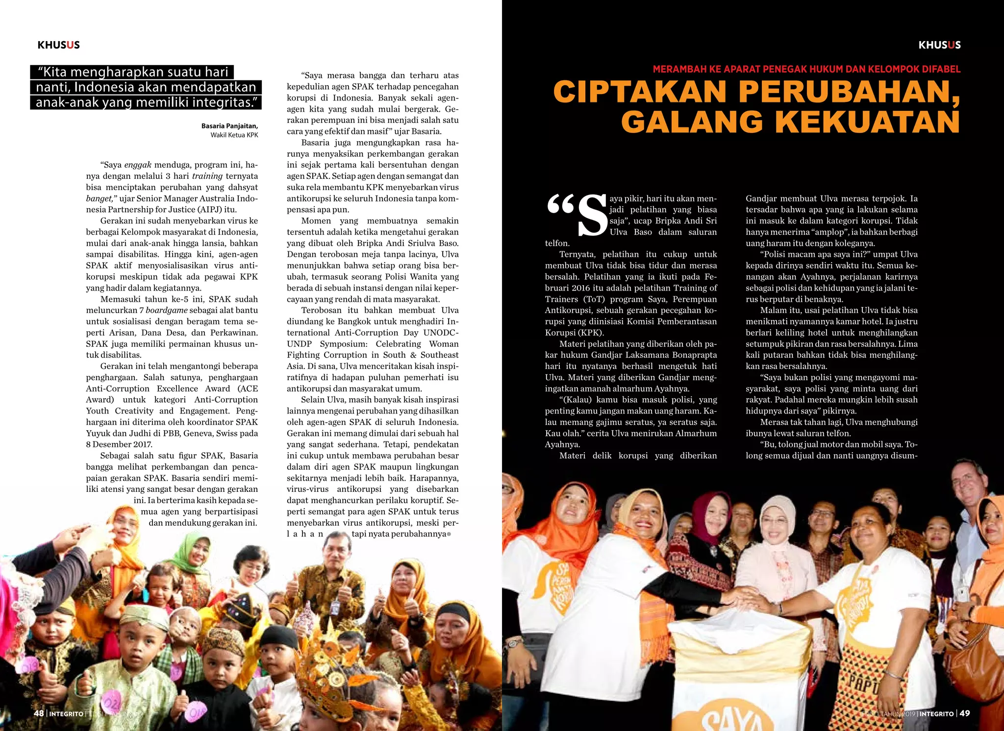 Majalah Integrito, KPK, edisi 1-tahun-2019 #Pemilihan Umum 2019 | PDF