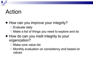 Integrity | PPT