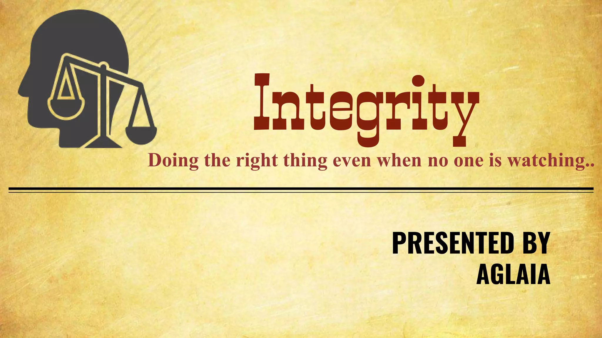 Integrity | PPTX
