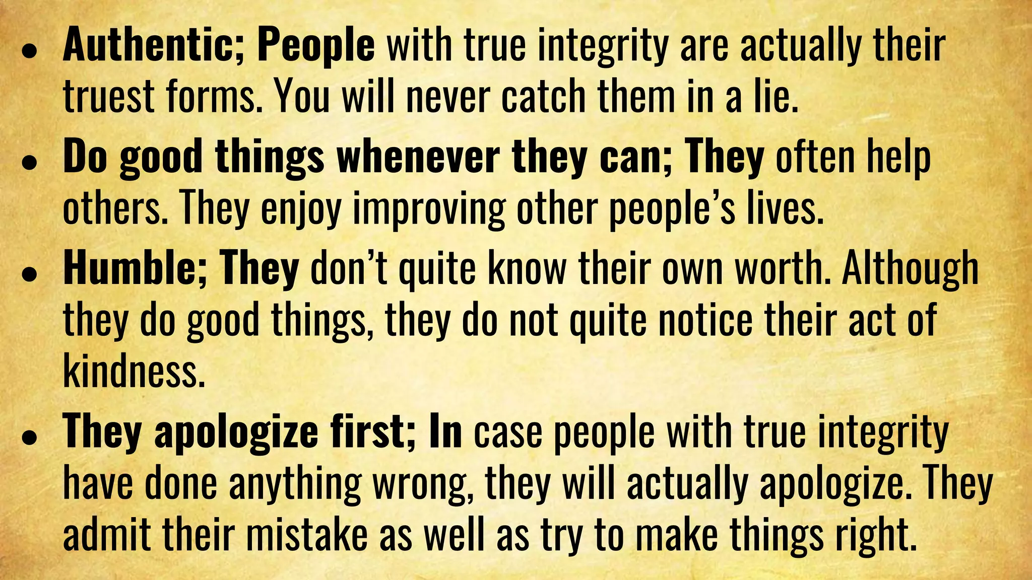 Integrity | PPTX
