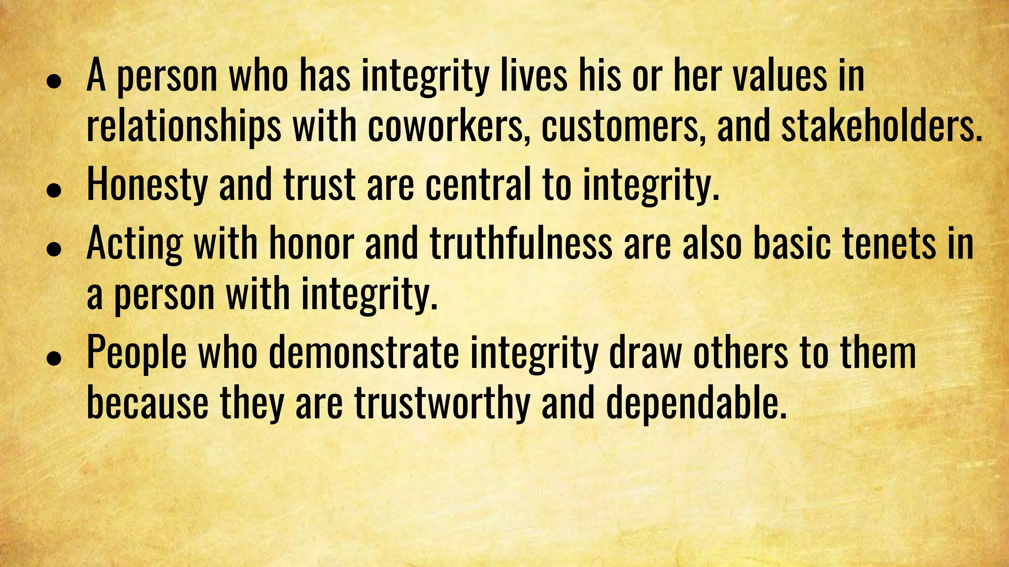 Integrity | PPTX