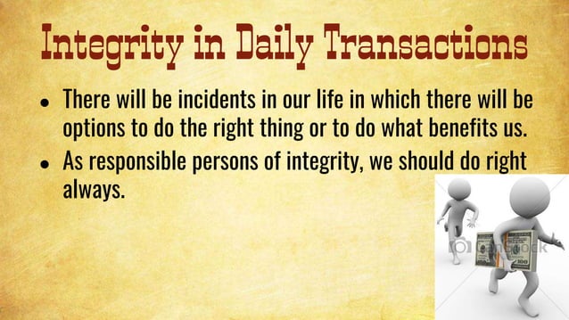 Integrity | PPTX | Career Advice | Careers