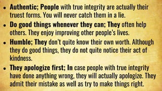 Integrity | PPTX