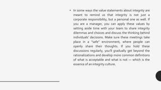 Integrity | PPT