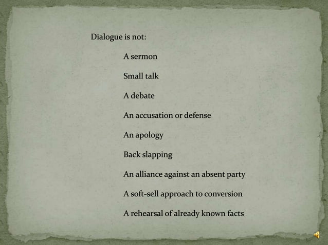 Integrity - Communication - Dialogue | PPT