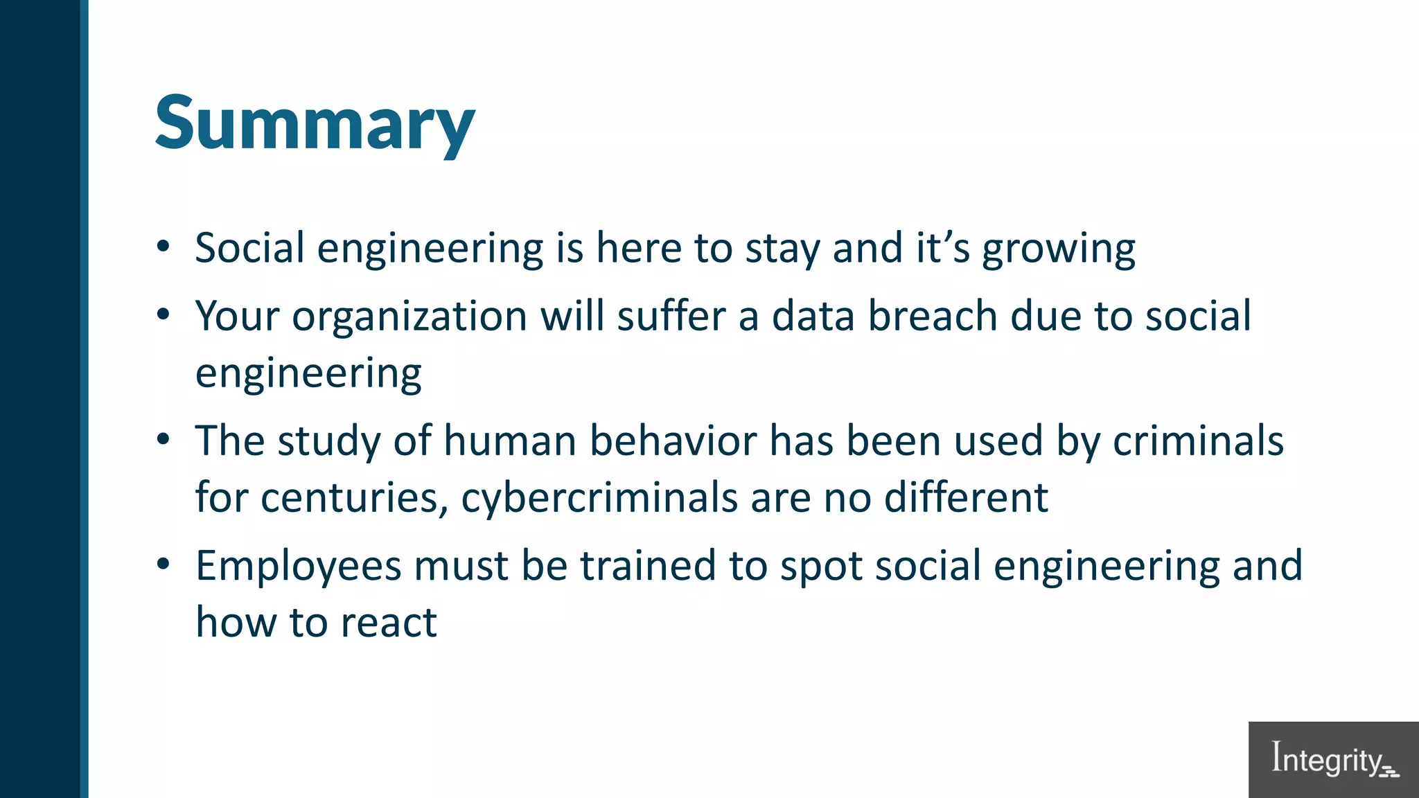 What is Social Engineering? An illustrated presentation. | PDF