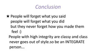 INTEGRITY | PPTX