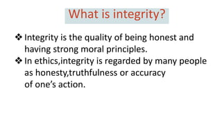 INTEGRITY | PPTX