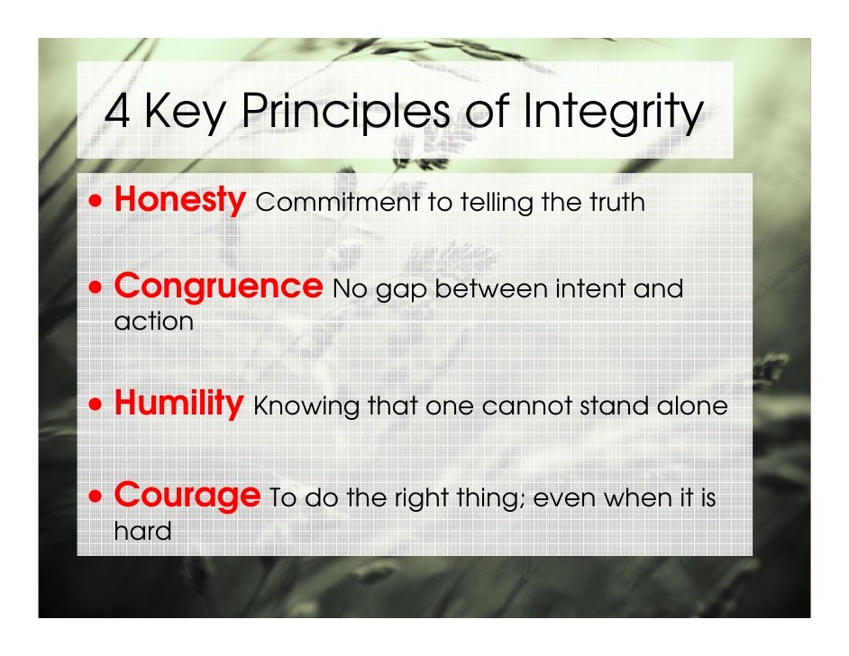 Integrity 2