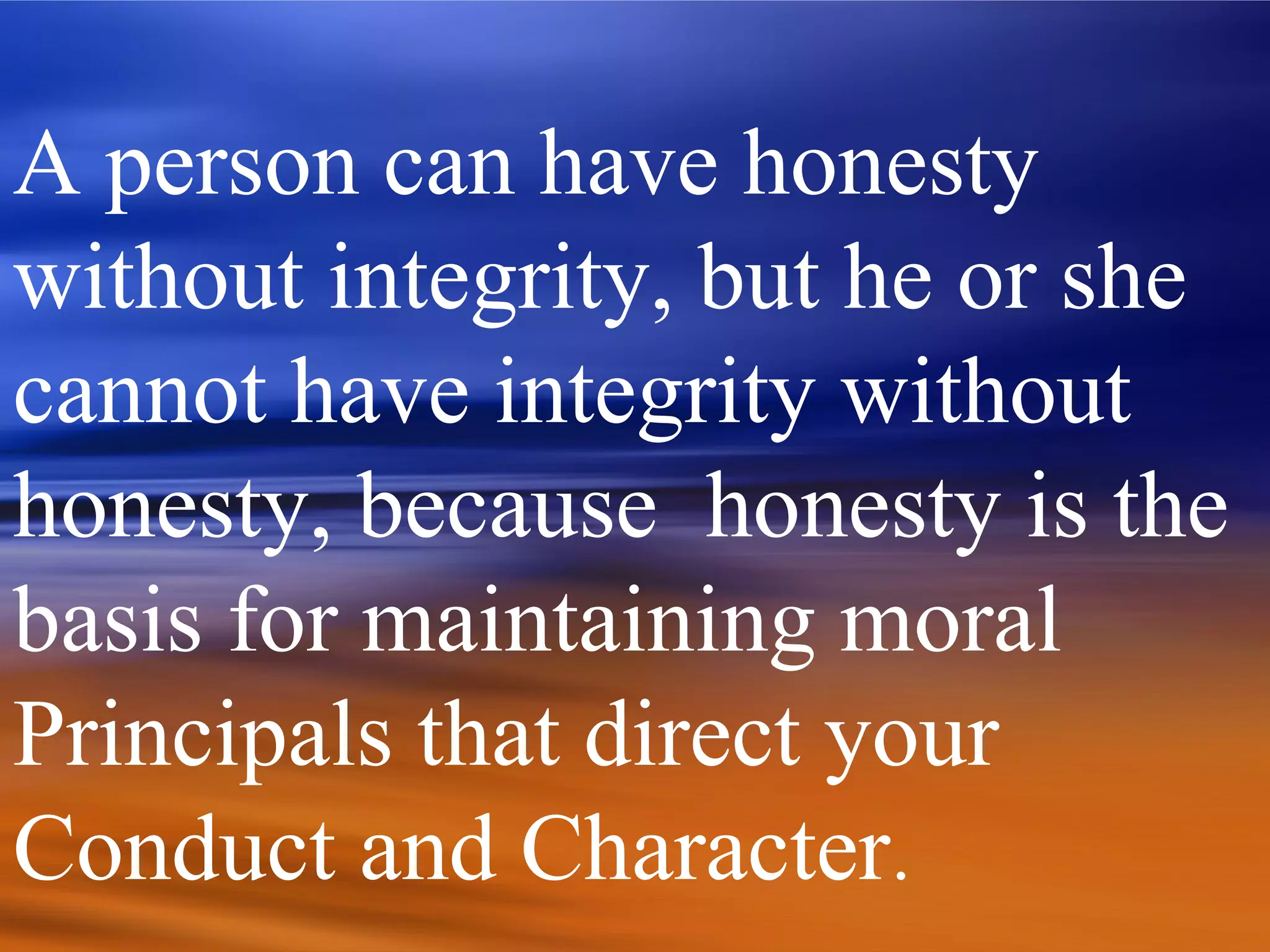 Integrity at workplace. | PPT