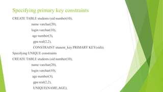 Integrity constraints | PDF