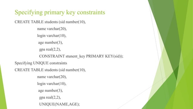 Integrity constraints | PDF