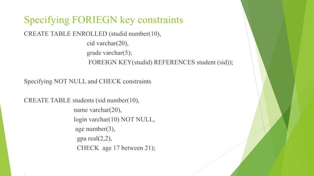Integrity constraints | PDF
